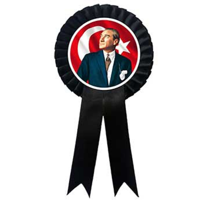 Atatürk Rozeti 10 Kasım Kurdelesi, 10 Kasım Yaka Kartları