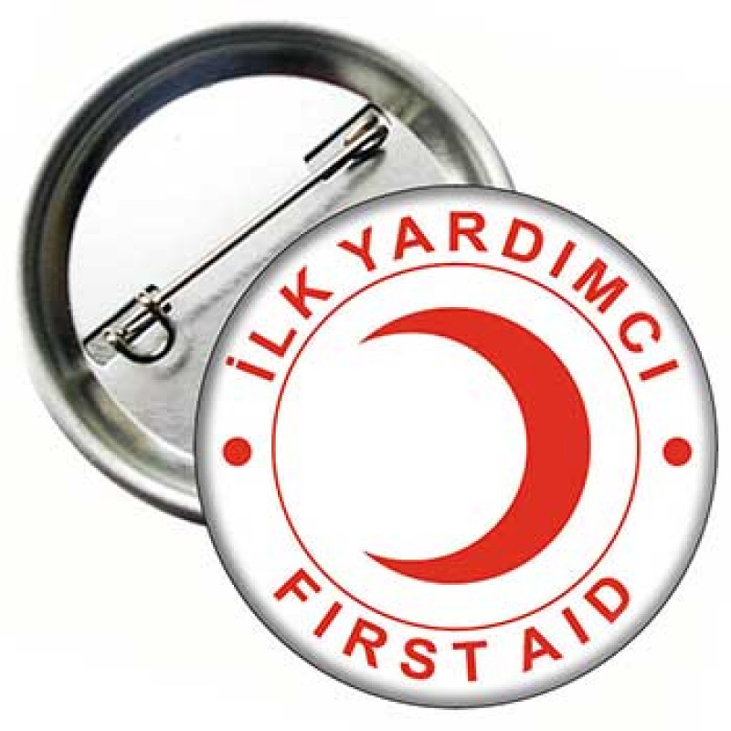 İlk Yardımcı Rozeti İş Güvenlik Rozetleri